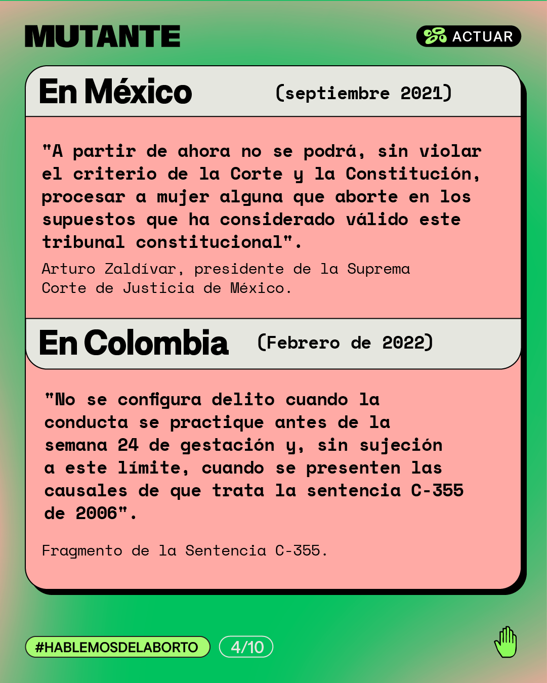 MUTANTE - Baraja ¡a tu conciencia!